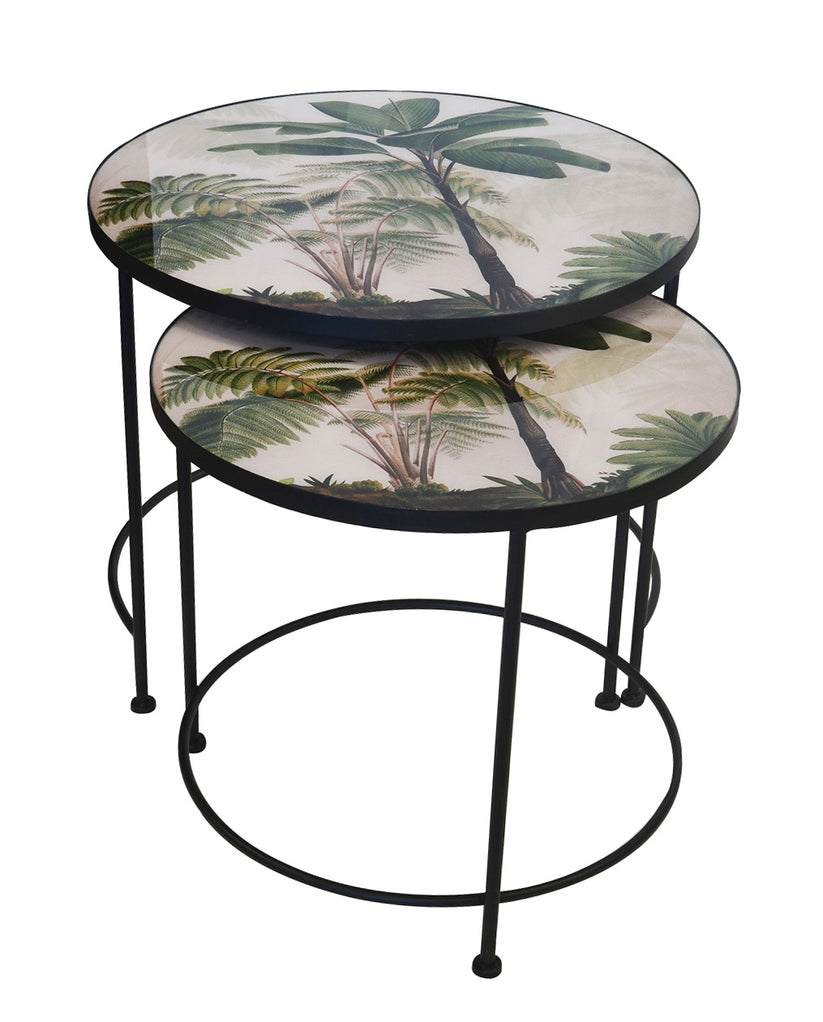 Vine & Co Palm Tree Nestling Tables – VINE & CO INTERIORS